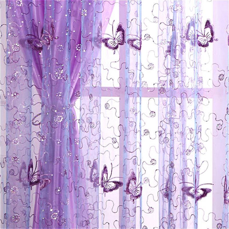 Butterfly Lace Curtains Butterfly Embroidery Net Curtains Pelmets Lace