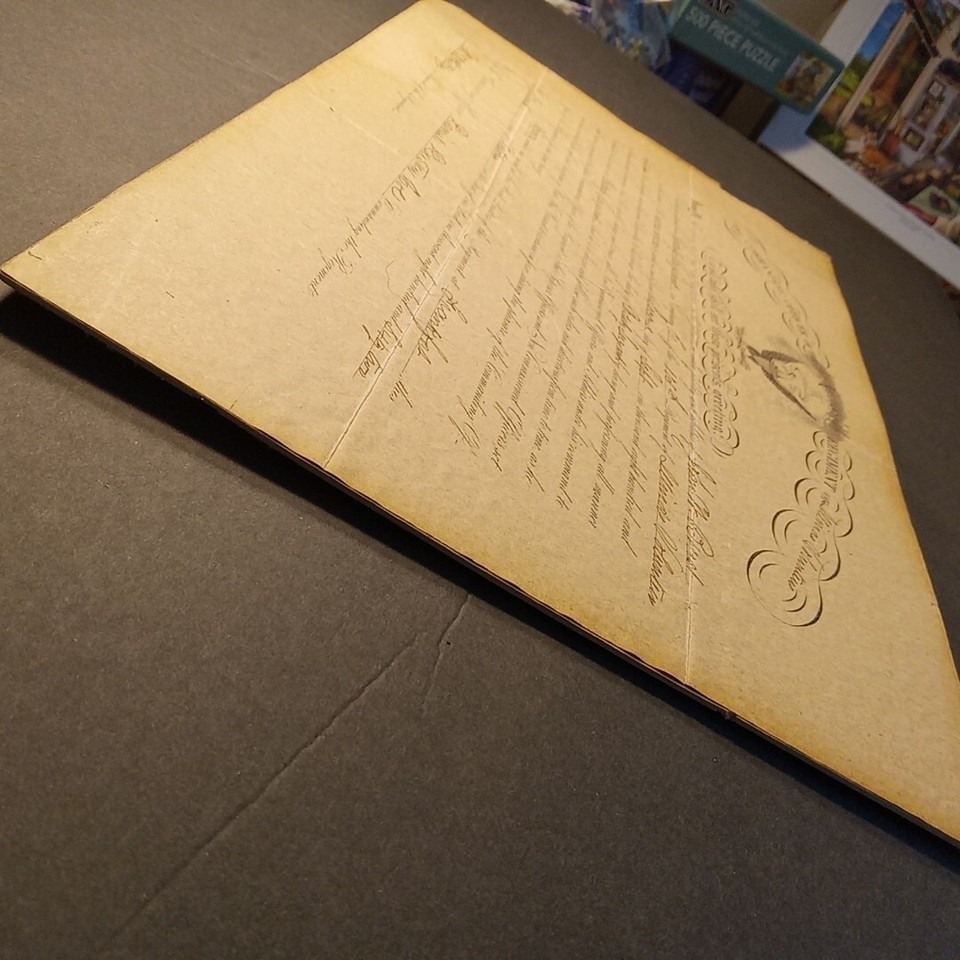 Civil War Promotion Warrant To Orderly Sergeant Of Co. C. 105TH ...