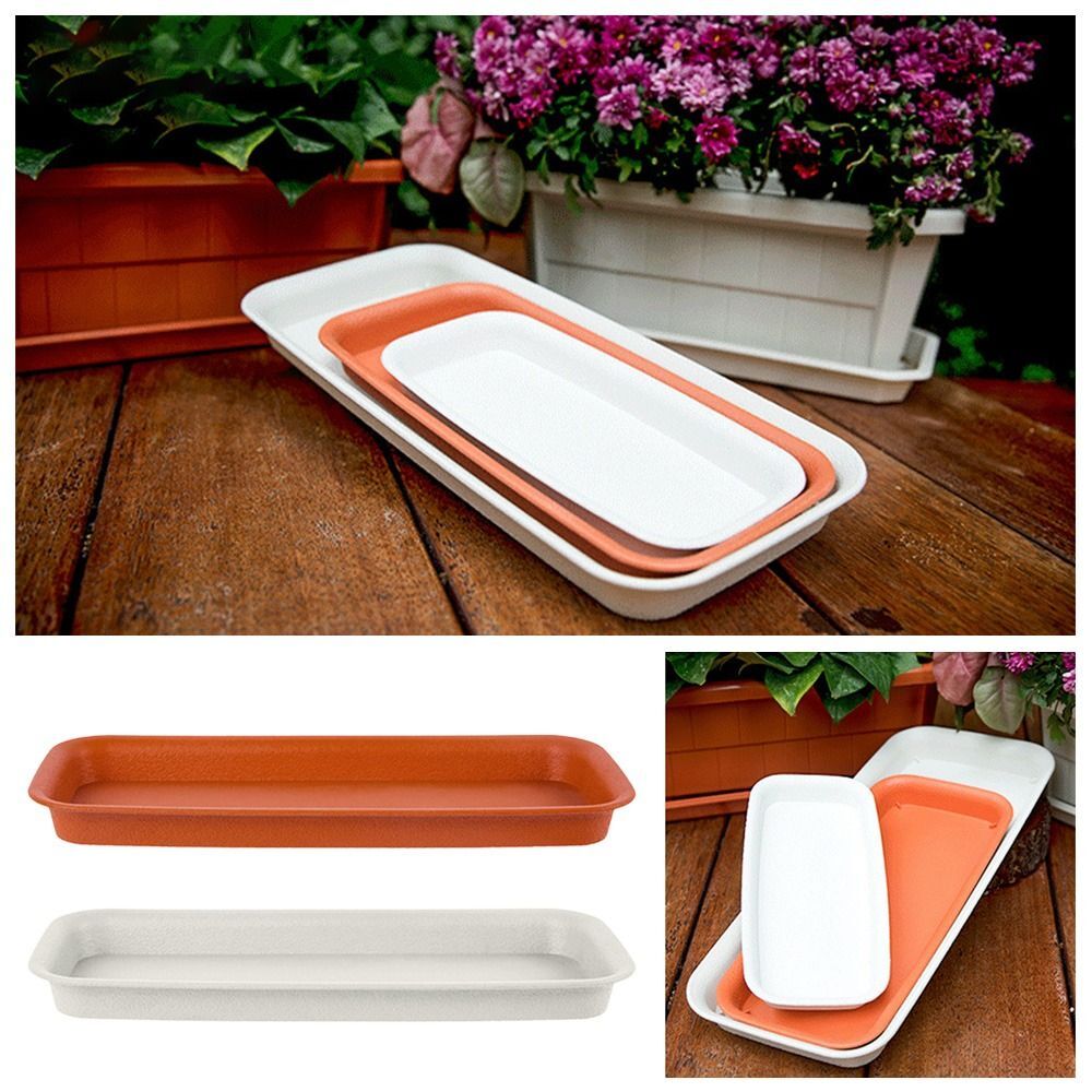 Flower Pot Drip Trays Indoor Outdoor Plant Saucer Plastic Tray Saucers ...