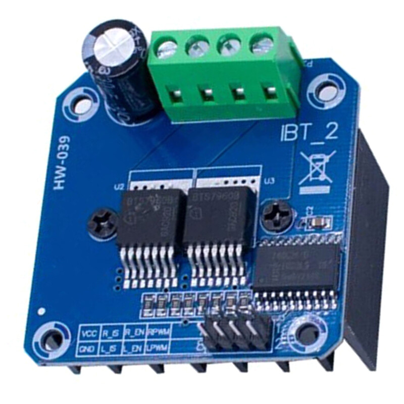 EGBO H-Bridge High-Power Motor Driver Module, DIY Smart Car Current ...