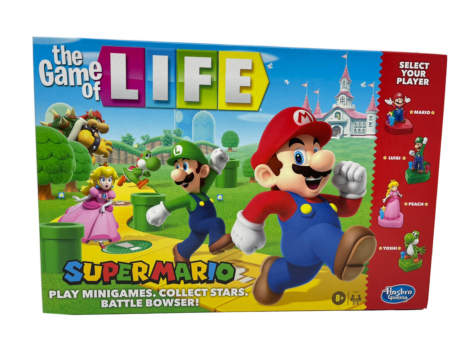 SUPER MARIO The Game of Life Board Game 2-4 Players - HASBRO Gaming ...
