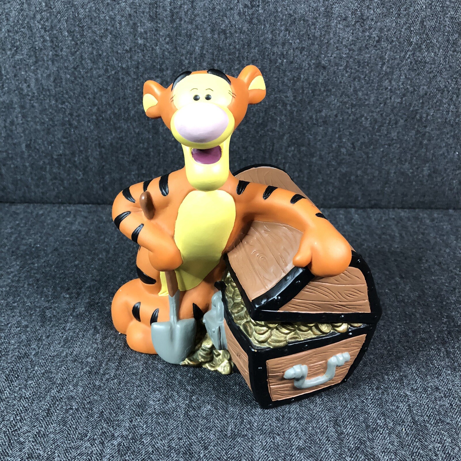 Vintage Disney Tigger Treasure Chest Plastic Coin Piggy Bank | eBay
