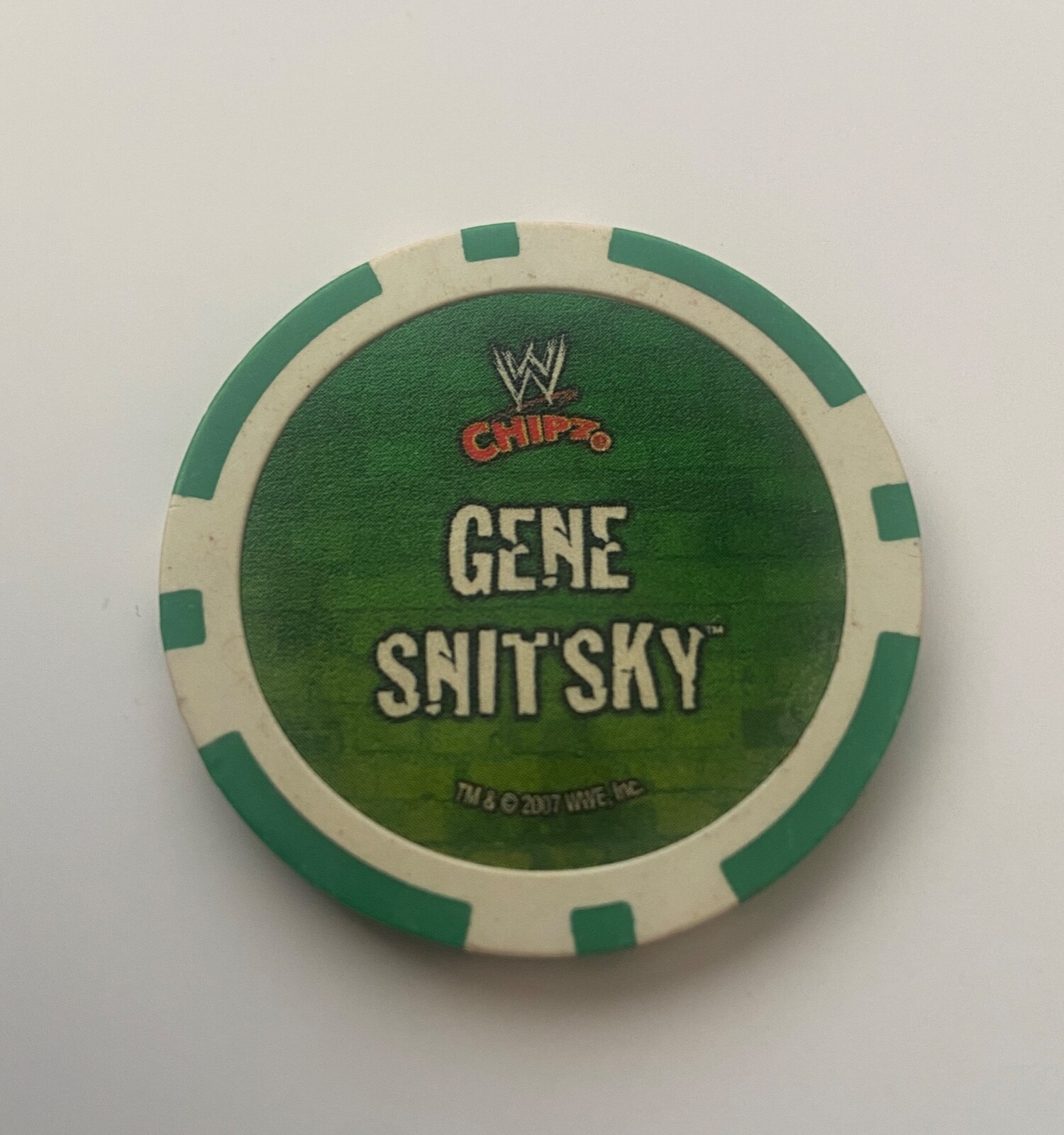 WWE - Wrestling Power Chipz 2007 - Gene Snitsky (Pog/Slammer) WWF WCW ...
