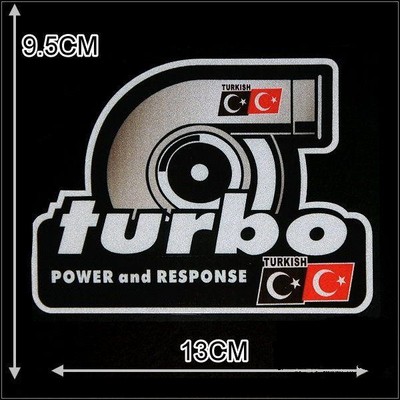 CAR MOTORCYCLE DECORATION STICKER TURBO STICKER | eBay