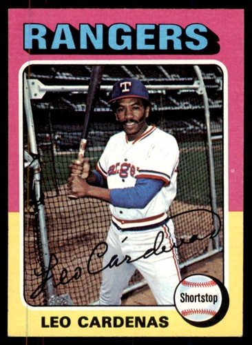 1975 Topps Mini Leo Cardenas #518 Texas Rangers | eBay