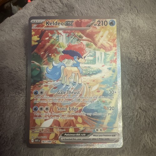 Keldeo EX 167/086 SIR - S&V White Flare - Pokemon TCG | eBay UK