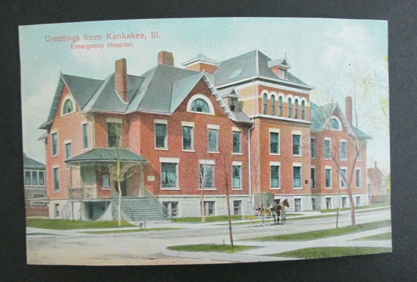 Emergency Hospital Kankakee IL Unposted UDB Postcard | eBay