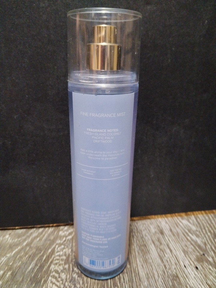 1 BATH & BODY WORKS HONOLULU SUN FRAGRANCE MIST SPRAY SPLASH LARGE 8 OZ ...