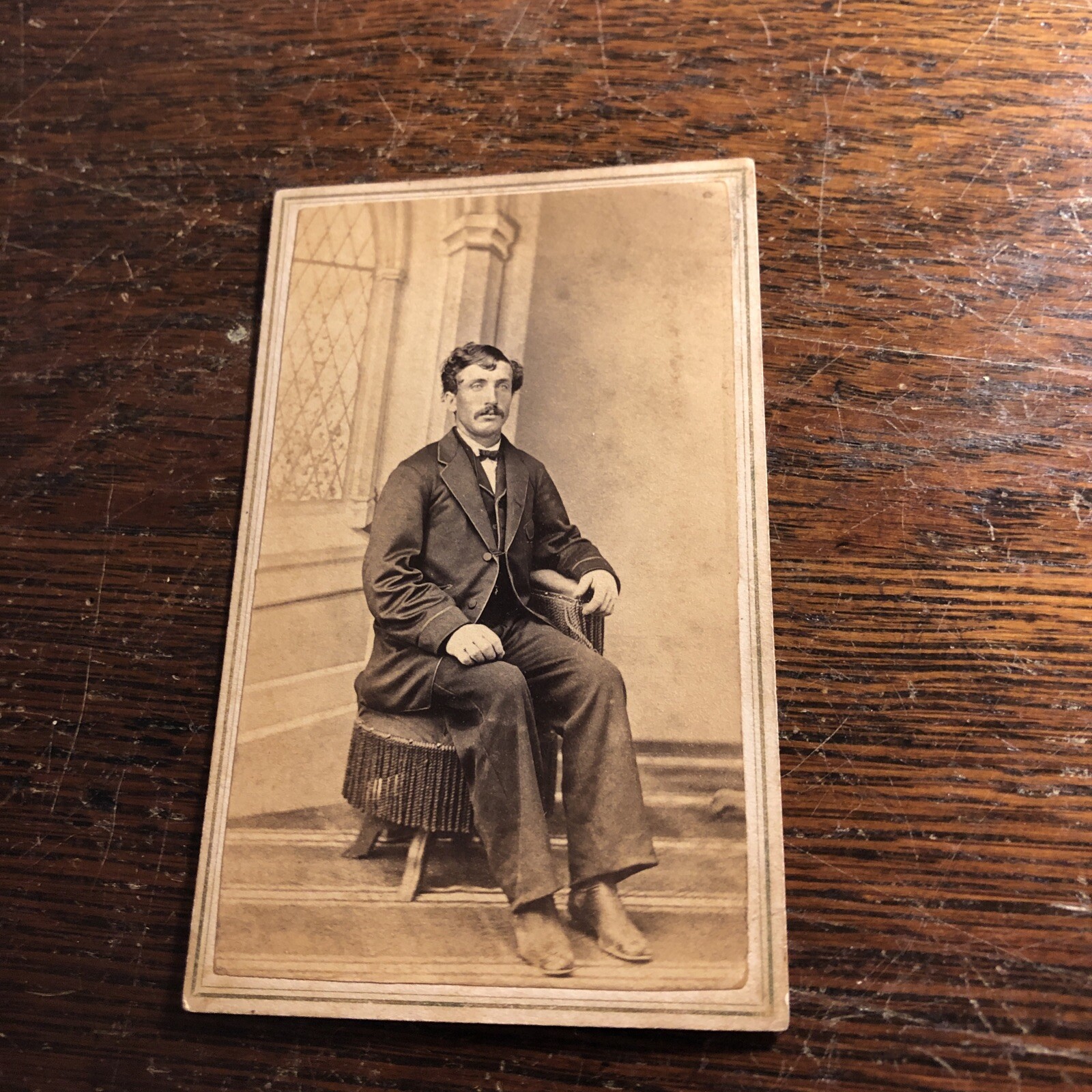 Vintage Victorian Man CDV Photo Photograph Marshall Michigan | eBay