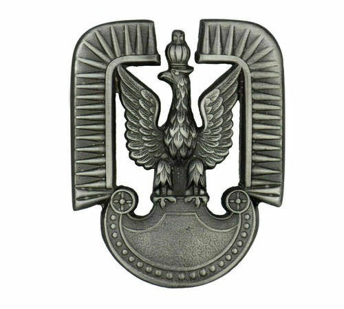 543 WW2 POLISH AIR FORCES IN EXILE ARMY CAP BADGE EAGLE POLAND PAF RAF ...