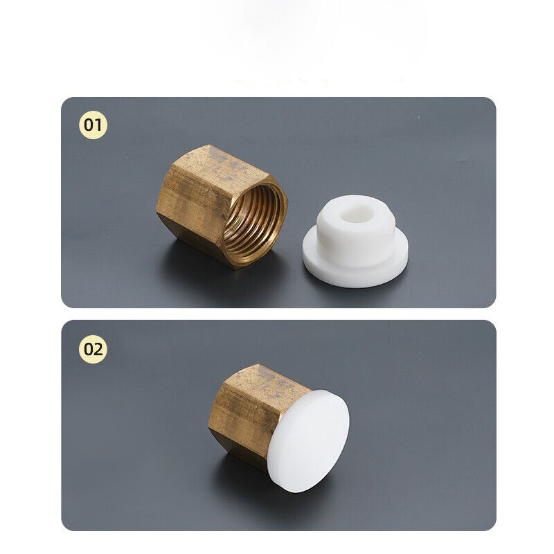 White Hole Plug End Cap Silicone Rubber Blanking Seal Bung with Hole ...