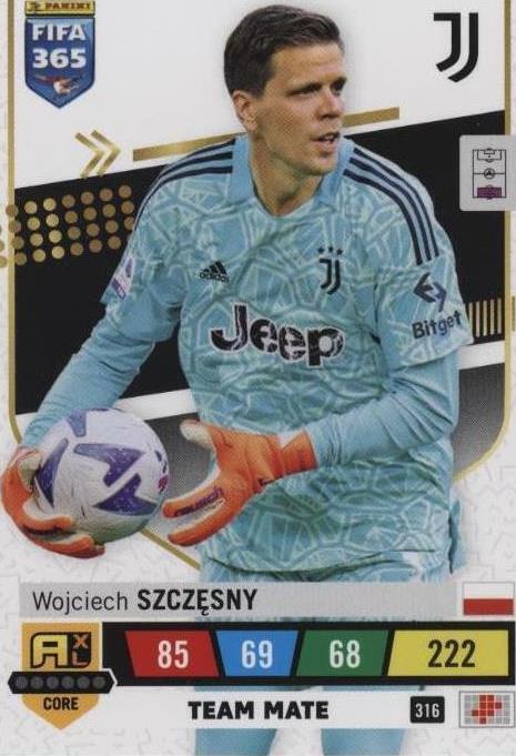 2023 Panini Adrenalyn XL Fifa 365 - Teammate Wojciech Szczesny #316 for ...