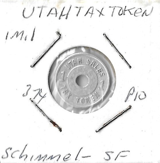 UTAH SALES TAX EMERGENCY RELIEF 1 MIL 5/8" TOKEN | eBay