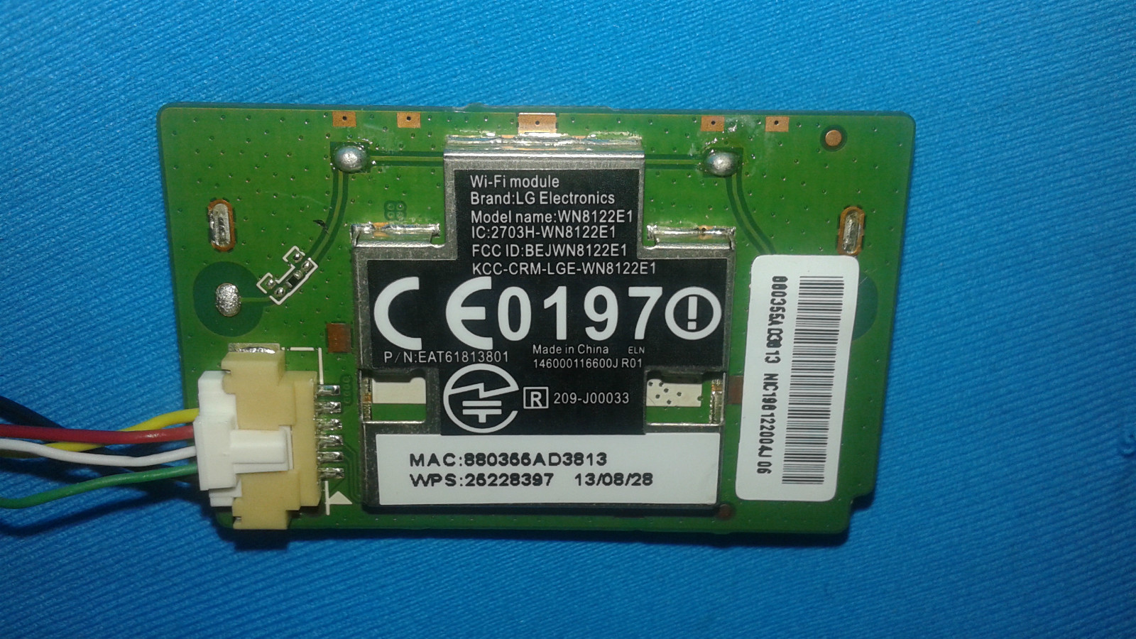 55LN5700 LG Wi-Fi Module P/N 141812220005J | eBay