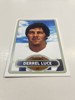 Derrel Luce 1980 Football Custom Card Minnesota Vikings A-360 | eBay