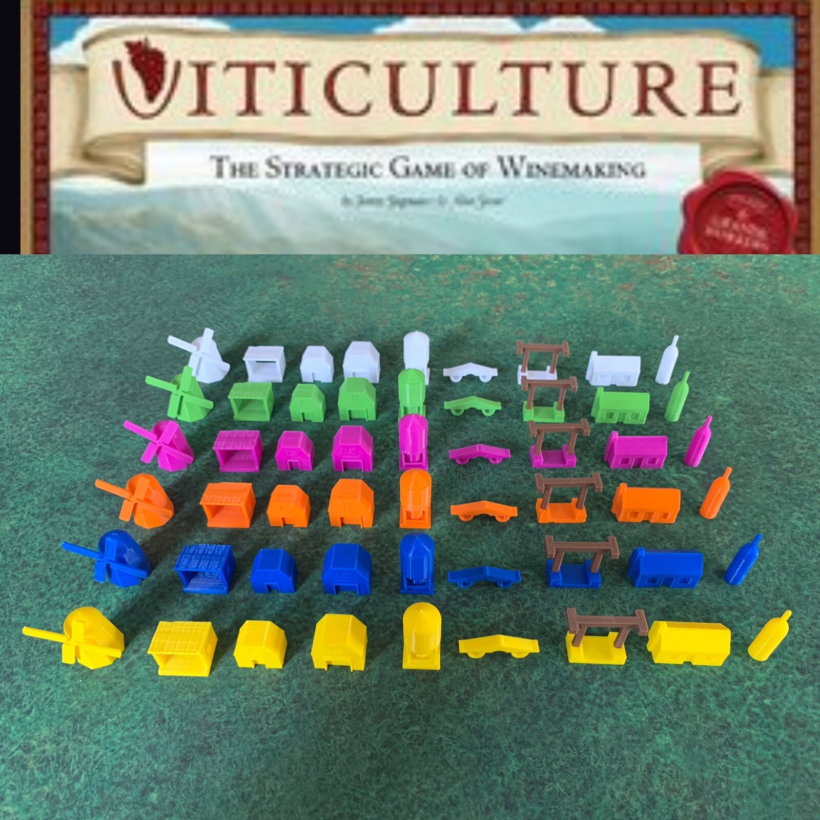 Viticulture Board Game - 3D Printed Upgrade Pieces | eBay UK