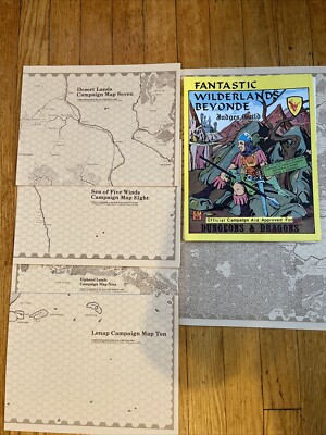 Judges Guild Fantastic Wilderlands Beyonde D&D AD&D Fantasy Complete ...