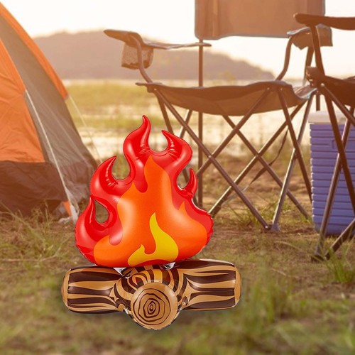 Inflatable Campfire Party Garden Decoration for Festival Lawn Indoor ...