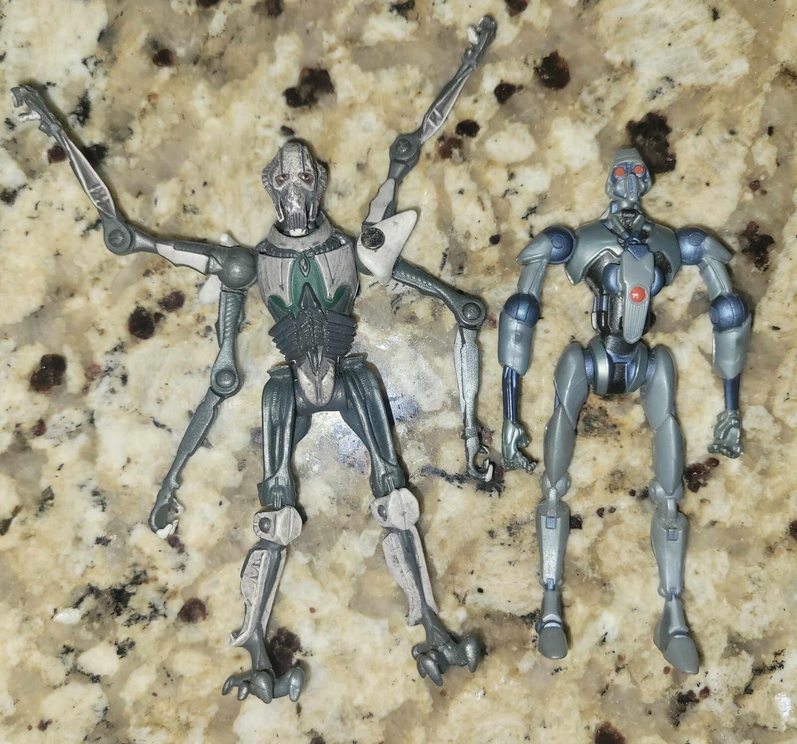 Star Wars ROTS General Grievous & Bodyguard Magna Clone Wars Figure Lot ...