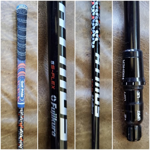 Fujikura Atmos 5S-Flex Driver Shaft TAYLORMADE Adapter Golf Pride Grip ...