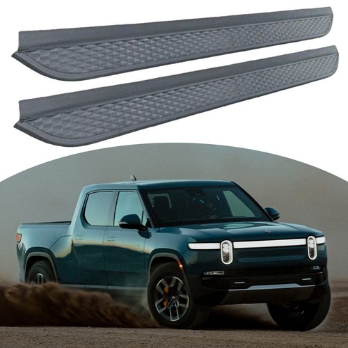 2Pcs Fixed Door Side Step Running Board Nerf Bar Fits for Rivian R1T ...