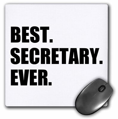 3dRose Best Secretary Ever, fun gift for talented secretaries, black ...
