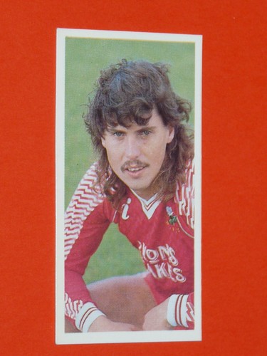 BARRATT BASSETT CARD FOOTBALL 1989-1990 #44 DAVID CURRIE BARNSLEY TYKES ...