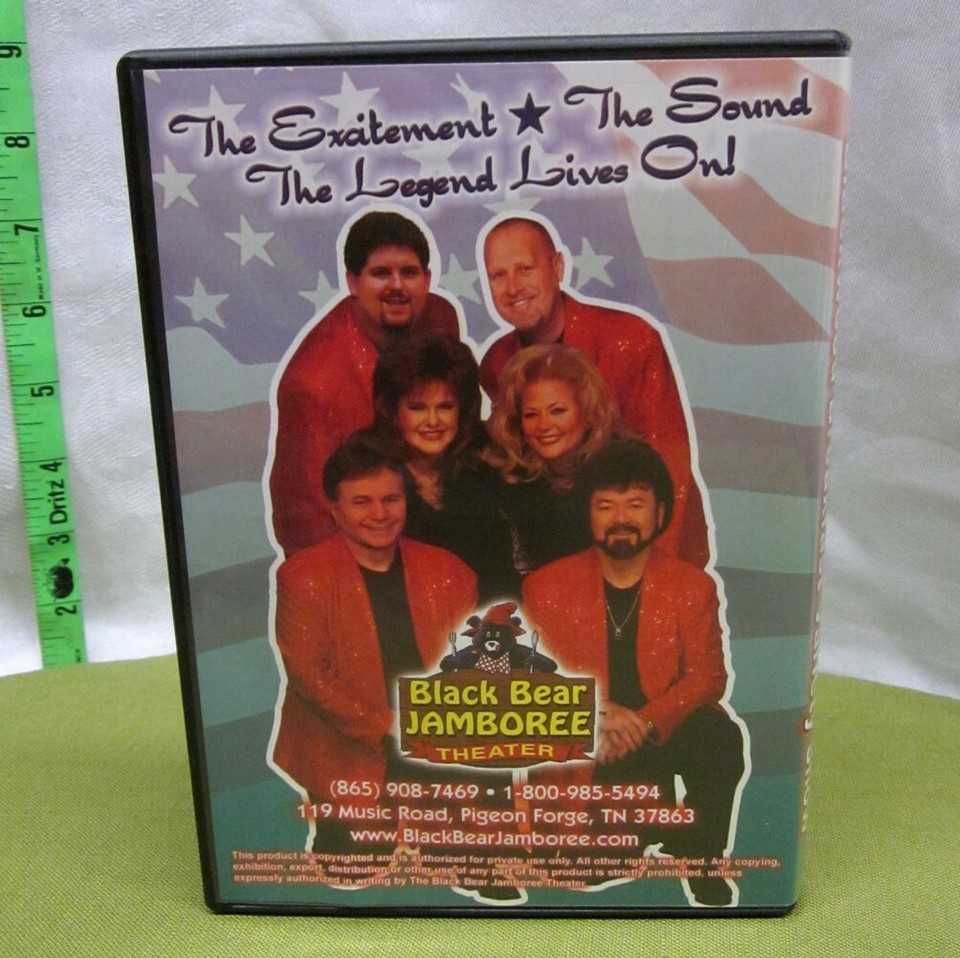 BLACK BEAR JAMBOREE defunct Blackwood Breakfast DVD Pigeon Forge ...