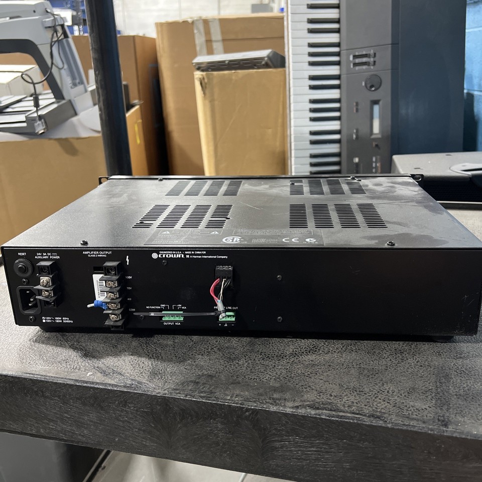 CROWN 180A Single Channel Audio Power Amplifier with Rackmount | eBay