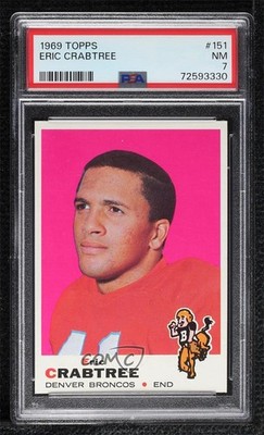 1969 Topps Eric Crabtree #151 PSA 7 2v5 | eBay