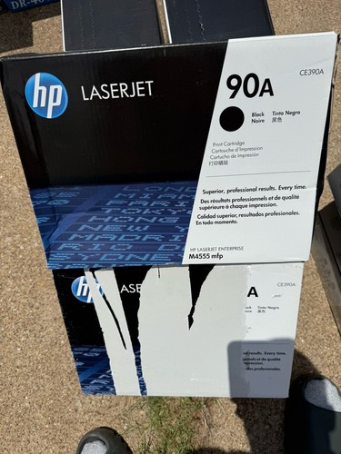 HP 90A Black Toner Cartridge 600 M602, M603 Series,M4555 MFP Series New ...