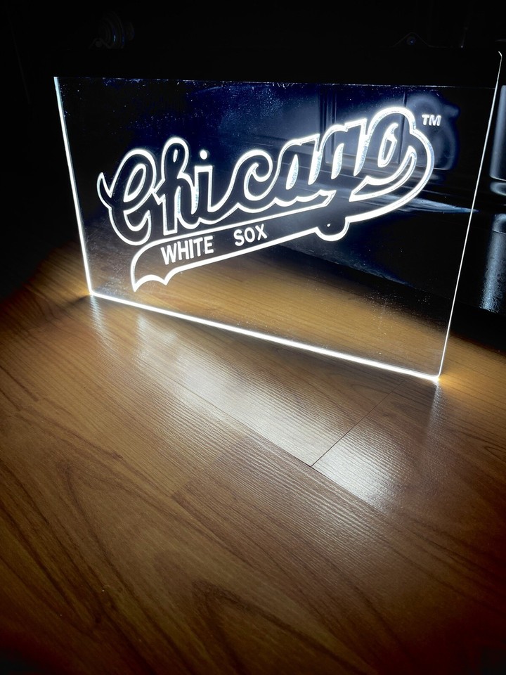 CHICAGO WHITE SOX LED NEON WHITE LIGHT SIGN 8x12 | eBay