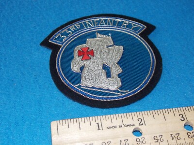 VINTAGE - 33RD INFANTRY REGIMENT US ARMY BULLION PATCH | eBay