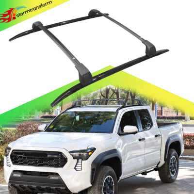 4P Cross Bars for 2024-2026 Toyota Tacoma Double Cab Roof Rack Rails ...
