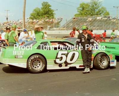 8X10 PHOTO #2135-10; JUN 1989, ED HOWE, BERLIN RACEWAY, ASA, HOWE ...