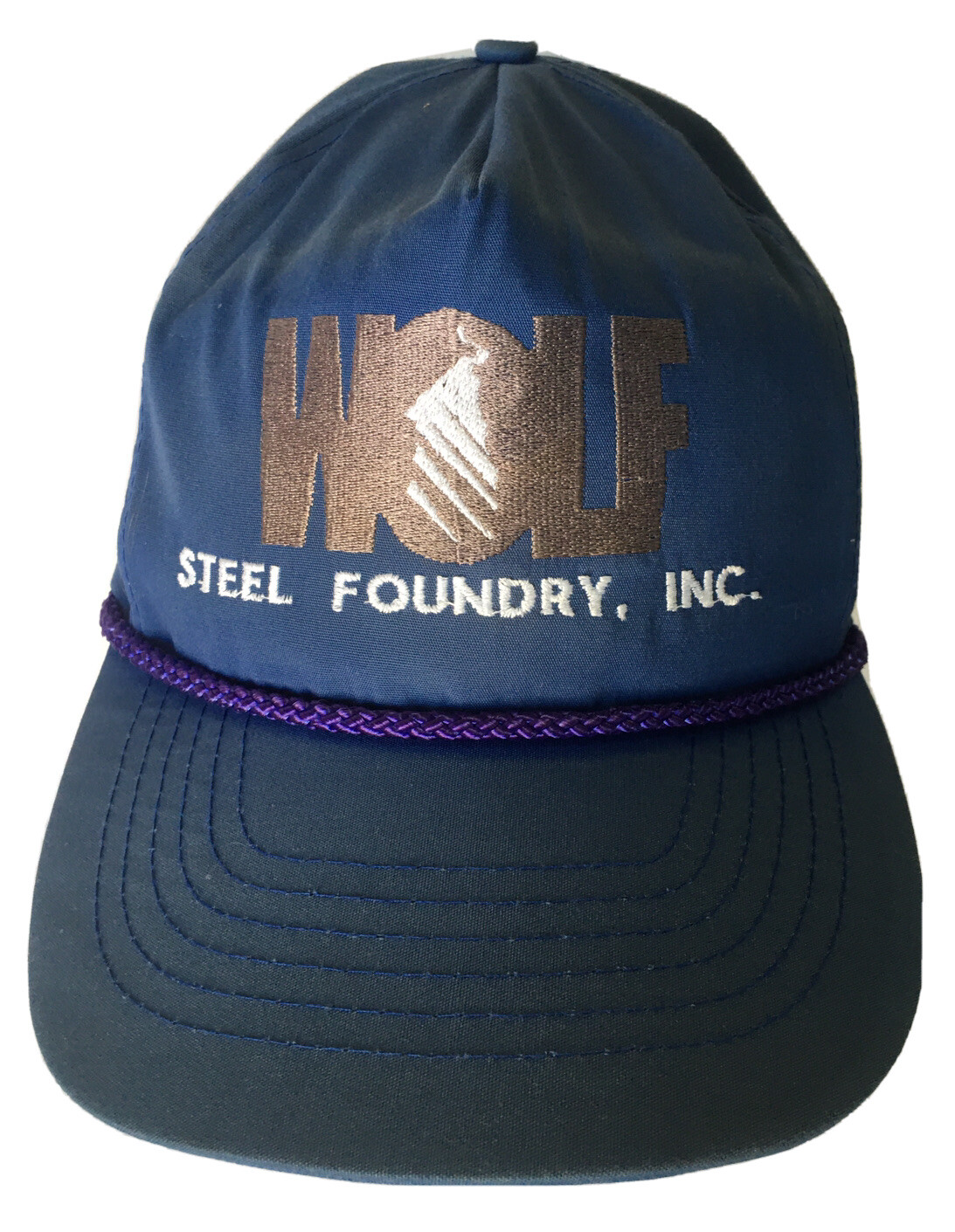Rare WOLF Foundry Steel Works Trucker Hat / Strap Bac… - Gem