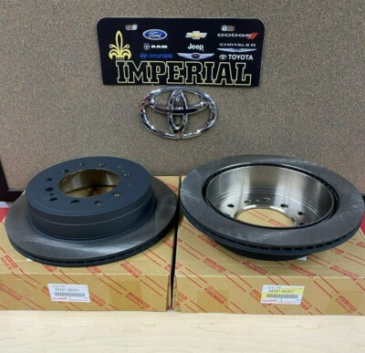 2003-2009 TOYOTA 4RUNNER NEW REAR DISC BRAKE ROTORS qty2 4243160201 ...