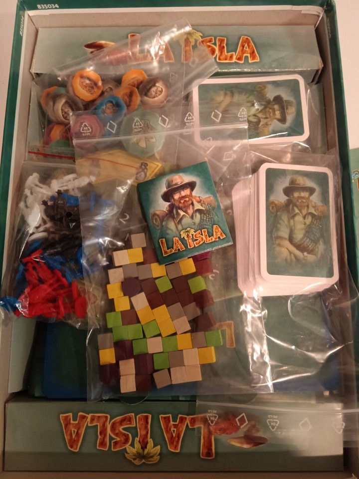 "La Isla" Explore the Island of Mystery Alea Ravensburger Board Game ...