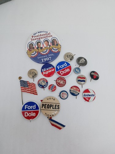 Vintage political pin lot Clinton Roosevelt Ford Nixon pinback | eBay