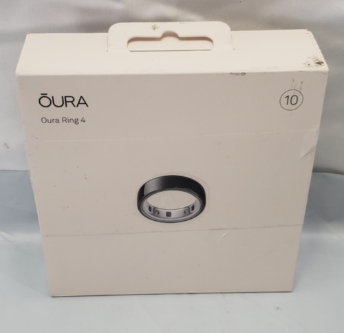 OURA Ring 4 - Black, Size 10, Black *New, Open Box | eBay
