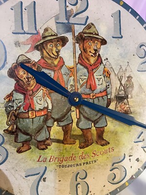 Timeworks Storytime Collection Bear Scouts Wall Clock 13” | eBay