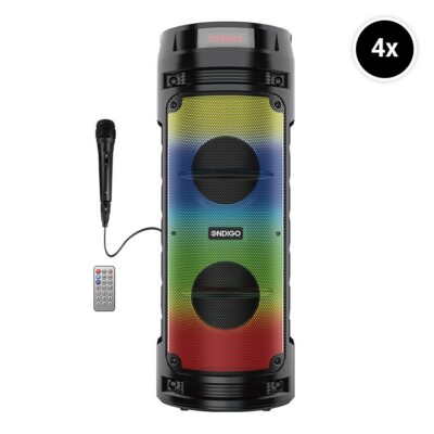 Ondigo T6 Bluetooth Portable Led Speaker w/microphone and remote | eBay