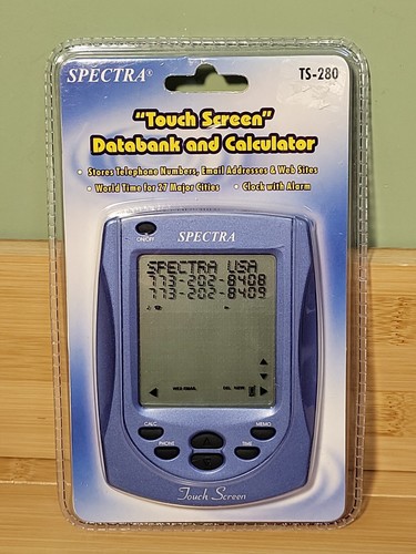 Spectra TS-280 Touch Screen Databank Calculator New Sealed | eBay
