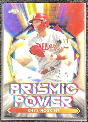 2021 Topps Chrome Rhys Hoskins Prismic Power Philadelphia Phillies #PP ...