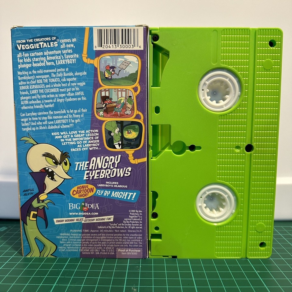 Larryboy The Cartoon Adventures: The Angry Eyebrows (VHS, 2002 ...