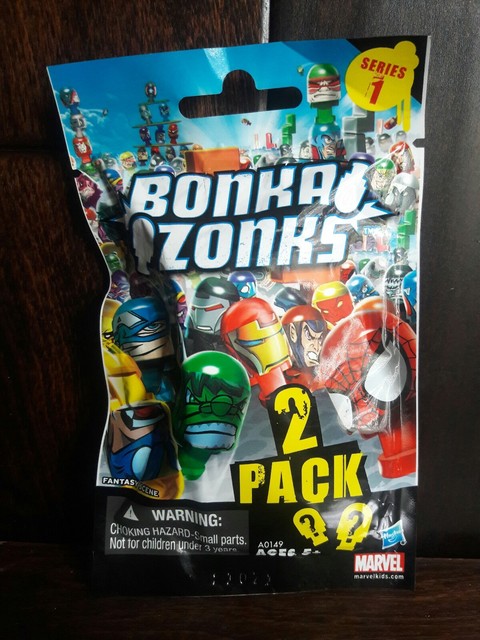 Hasbro Marvel Bonkazonks Series 1 Vision 063 Avengers Game Figure Bonka ...