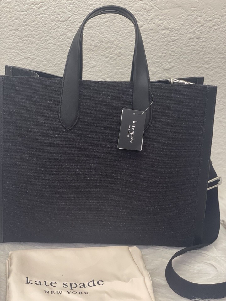 NWT Kate Spade KI427 Manhattan Car Embellished Large Tote | eBay