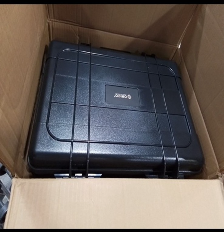 ORICO PSC-L20 20-Bay 3.5" HDD Storage Case Waterproof Shockproof Hard ...