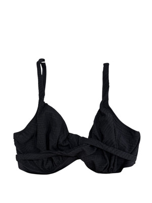 Fantasie BLACK Ottawa Underwire Plunge Bikini Swim Top, US 30E, UK 30DD ...