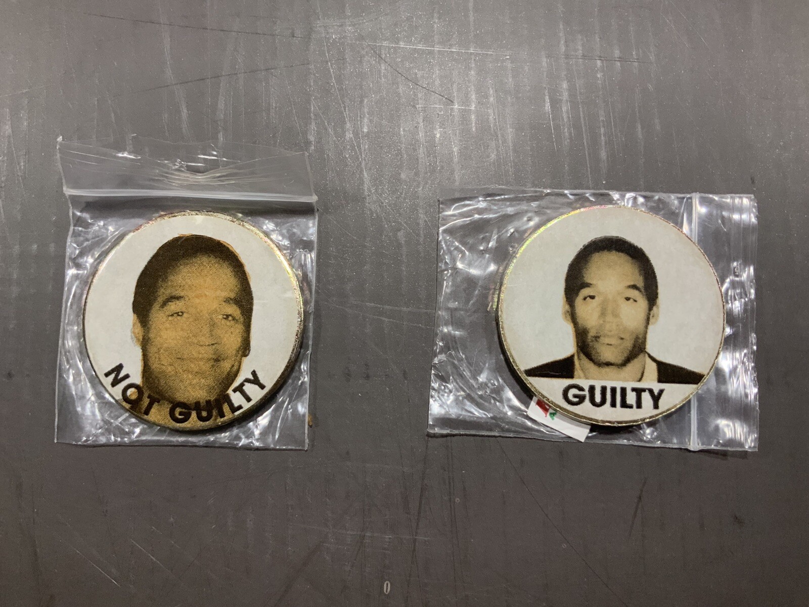 Unused New O J Simpson RARE 2" TOKEN COIN FLIPPING Guilty or Not Guilty ...